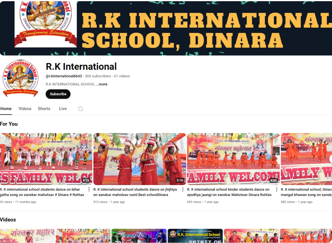 Best School in Dinara | RK International School